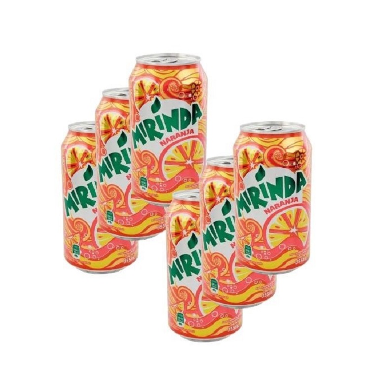 Refresco Mirinda Naranja (6uni x 355ml) | Tampa Travel and Tours